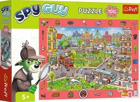 Trefl - Puzzle - Puzzle s hledáním obrázků Spy Guy: Městi / 100 dílků