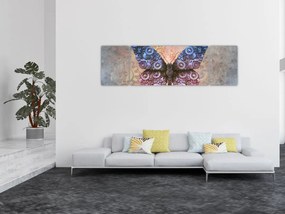 Obraz - Steampunk motýl (170x50 cm)