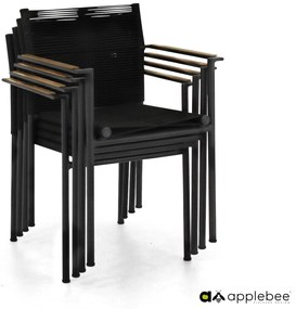 Jakarta jídelní židle černá