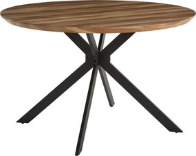 XXXLutz JÍDELNÍ STŮL, černá, barvy dubu, 120/120/76 cm MID.YOU - Jídelní stoly - 000055010201