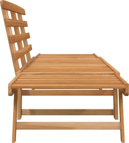 Zahradní lavice 2 v 1 190 cm masivní akácie 316471