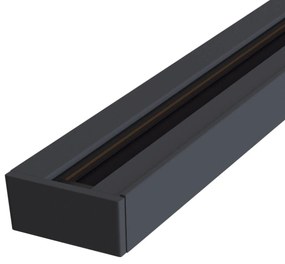 1fázová kolejnice Track v černé, 100 cm