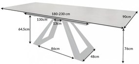 Rozkládací jídelní stůl CHLORIS Dekorhome