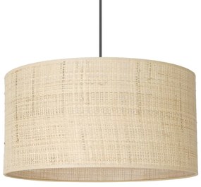 Lustr na lanku RATTAN 1xE27/60W/230V pr. 40 cm ratan