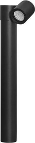 NV 9279112 Venkovní sloupkové svítidlo FOCUS černý hliník skleněný difuzor GU10 1x7W 100-240V IP54 bez žárovky - NOVA LUCE