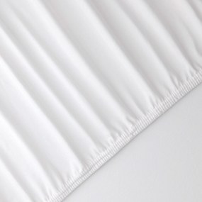 Florella Prostěradlo Avance Jersey Elastan Weiss, 90-100x200-220 cm