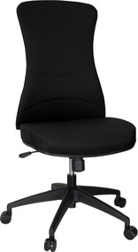 XXXLutz OTOČNÁ ŽIDLE, plochá tkanina, černá MID.YOU - Online Only kancelářské židle - 001918038801