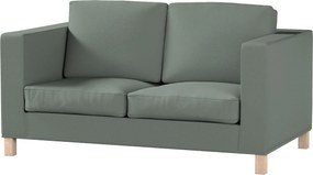Potah na pohovku IKEA Karlanda 2-místná, krátký barva zelená látka pletený vzor