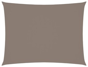 135426 vidaXL Stínící plachta oxfordská látka obdélníková 2,5 x 3,5 m taupe