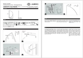 AMBIENTE HALFMOON zrcadlo s příjemným LED podsvícením do stran po celém obvodu je 411-361