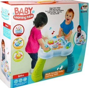 LEAN Toys Vzdělávací stolek se sladkostmi a zvuky pro miminko