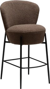 Hnědá barová židle (výška sedáku 68 cm) Orbit – DAN-FORM Denmark