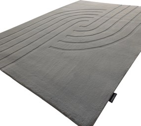 Obsession, Kusový koberec Zen Deluxe 700 Grey, 80x150, šedá, ložnice