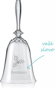 Pískovaný zvonek Cesmína 18 cm