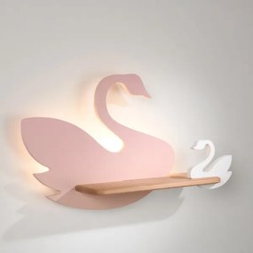 LED Dětské nástěnné svítidlo s poličkou SWAN LED/5W/230V
