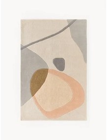 Ručně tkaný vlněný koberec's abstraktním vzorem Luke