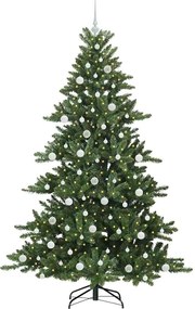 Umělý Skládací Vánoční Strom Zelená 210 cm PVC a ocel 3397682