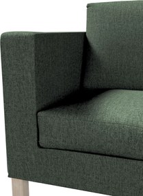Potah na pohovku IKEA  Karlanda 2-místná, krátký barva zelená látka pletený vzor
