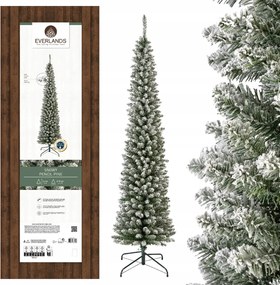 Umělý vánoční stromeček Borovice zasněžený úzký Pencil slim 240 cm 12 let záruka