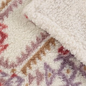 Deka v přírodní barvě 240x200 cm Navajo Fleece – Catherine Lansfield
