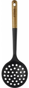 Staub naběračka děrovaná silikonová, s dřevěnou rukojetí, 31 cm, 40503-100