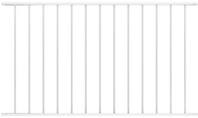 Plotový panel Woerden práškově lakovaná ocel 163x75 cm bílý 145224