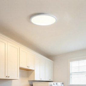Chytrý LED panel bílý 40 cm vč. LED stmívání do teplých tónů s dálkovým ovládáním - Knob
