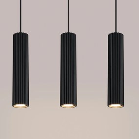 Sollux Lighting Závěsné svítidlo KARBON 3L černé