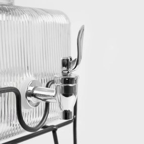 Džbán CALORE průsvitný s drážkami na stojanu 744402 3,5 l