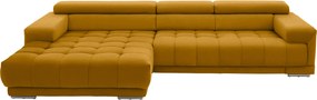 XXXLutz ROHOVÁ SEDAČKA, textil, curry žlutá Beldomo Speed - Sedací soupravy - 000711005394