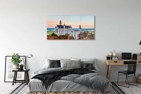 akrylový obraz Německo Castle podzim Munich 125x50 cm