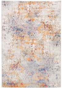 Kusový koberec Atlanta šedo oranžový 140x200cm