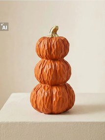 Sinsay - Svislá stojací dekorace se třemi dýněmi - oranžová