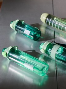 Sinsay - Láhev na pití s držadlem a brčkem - zelená