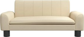 Pelíšek pro psy krémový 70 x 45 x 30 cm textil 171857