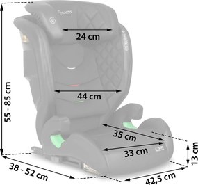 Dětská autosedačka Nukido Louis, 15-36 kg | ISOFIX