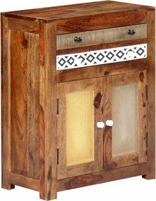 Odkládací skříňka 60 x 30 x 75 cm masivní akáciové dřevo 247730