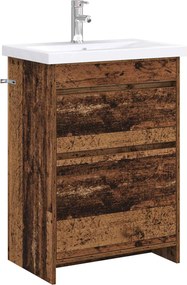 Sada koupelnového nábytku Staré dřevo 61 x 40 x 84,5 cm 3404264