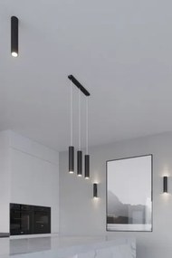 Lustr SOLLUX Lagos 2 GU10 2x40W bez zdroje SL.0328 černá