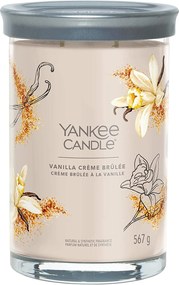 Yankee Candle vonná svíčka Signature Tumbler ve skle velká Vanilla Creme Brulee 567g