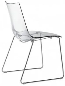 Scab Plastová židle ZEBRA sledge ANTISHOCK Barva plastu Scab Transparentní kouřová 2274