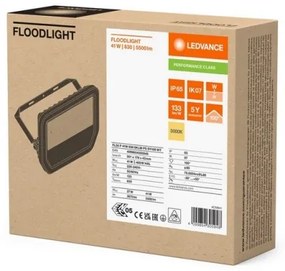 LED reflektor LEDVANCE FLOODLIGHT bílý 41W/27W 6000lm/4000lm 3000K teplá bílá IP66