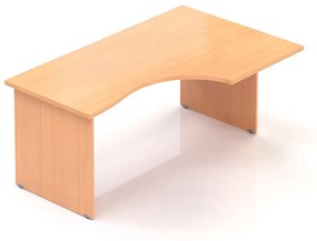 Ergonomický stůl Visio 160 x 100 cm, pravý, buk