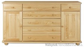 dřevěná komoda, prádelník z masivního dřeva borovice KD150 pacyg