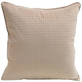 Dekorační povlak na polštář 40x40 Amelia beige velvet peplite Eurofirany