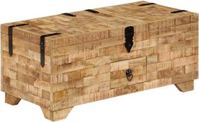 Konferenční stolek masivní mangovníkové dřevo 80 x 40 x 35 cm 247327