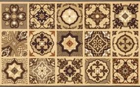Protiskluzový běhoun PATCHWORK 07 béžový