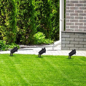 Exteriérové ​​zapichovací svítidlo Vilo, 1x černé hliníkové stínítko