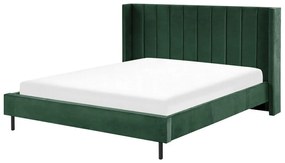 Sametová postel 180 x 200 cm zelená VILLETTE Beliani