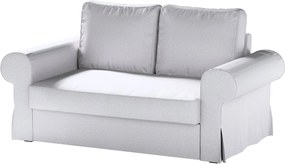 Potah na pohovku IKEA Backabro 2-místná, rozkládací barva šedá látka pletený vzor